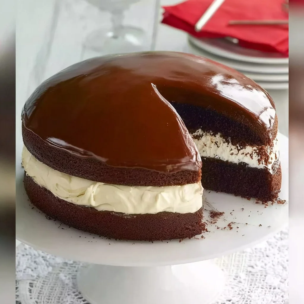 Chocolate Cream Dome Cake Unique Thrilling Best Taste