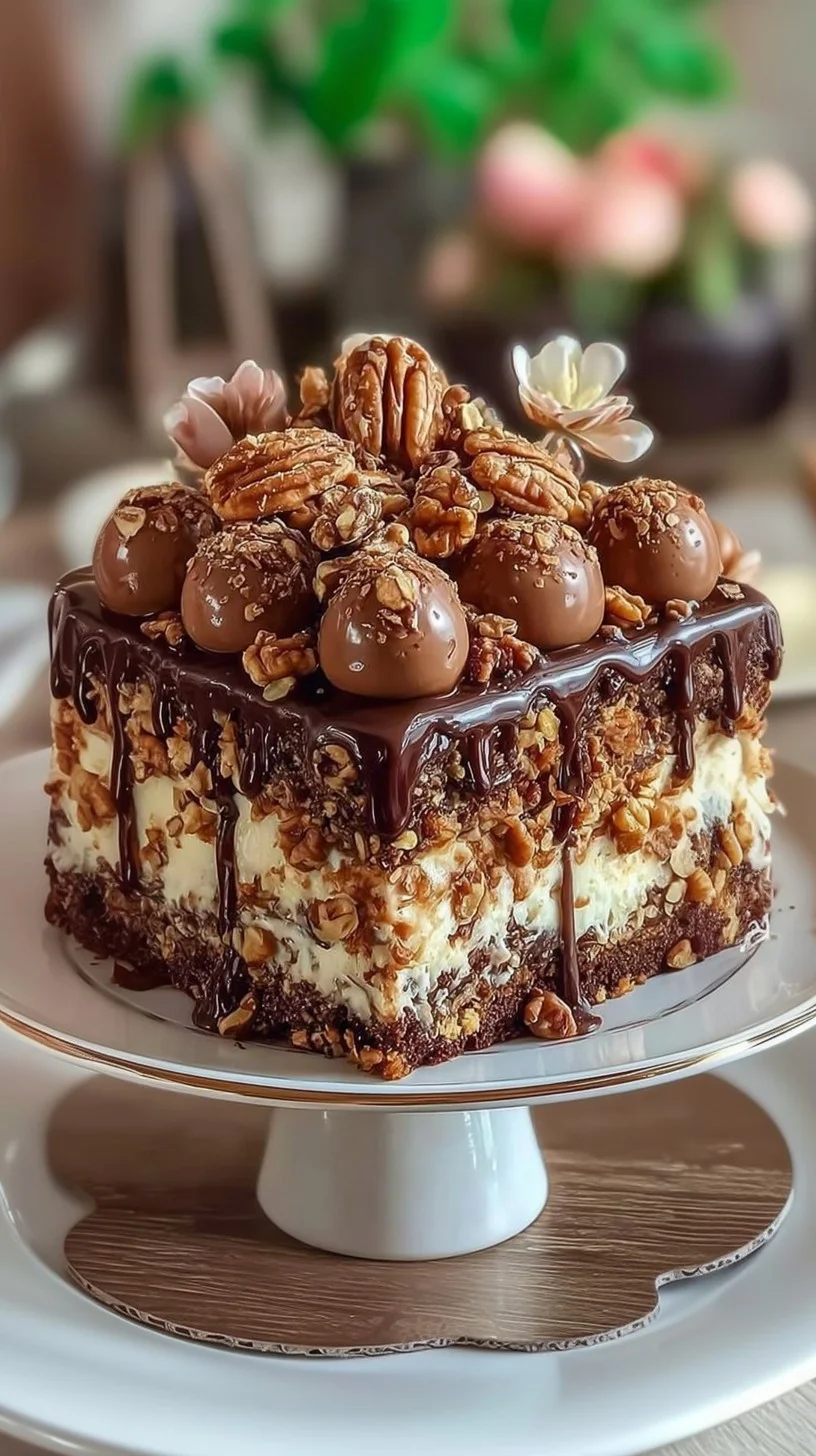 Chocolate Pecan Turtle Cake: New Wondrous Love Treat