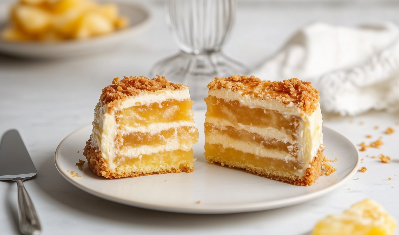 Pineapple Cream Crunch Cake: Amazing Jaw-dropping Treat